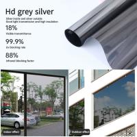 China 1.52M x 30M Anti-Heat Anti-Scratch 2 Mil Building PET Film 99% UV Protection One-Way Mirror Effect 5 Year Warranty for sale