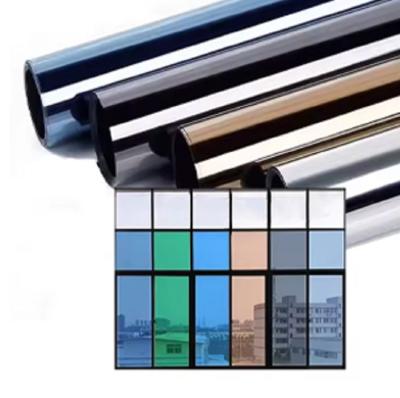 China 1.52M x 30M Anti-Heat Anti-Scratch 2 Mil Building PET Film 99% UV Protection One-Way Mirror Effect 5 Year Warranty for sale