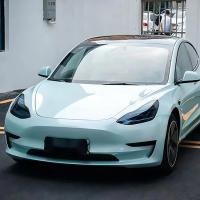 China Macaron Moonlight Jade Car Wrap Film 1.52x17m Nano Coating Decorative Vinyl Wrap 160 Micron for sale