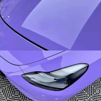 China Macaron Lavender Purple Vinyl Wrap Roll 1.52x17m for Car Automotive Film for sale