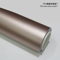 China TPU Satin Rose Gold PPF Paint Protection Anti-scratch Film 1.52x15m 7.5mil Color Car Wrap for sale