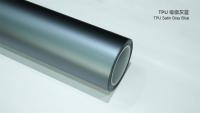 China TPU Satin Gray Blue Paint Protection Film 1.52x15m Anti-Scratch Car Wrap Color PPF 7.5mil for sale