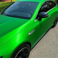 China Matte Chrome Green UV Proof Color Changing Anti Scratch Car Vinyl Wrap Decorative Car Film for sale