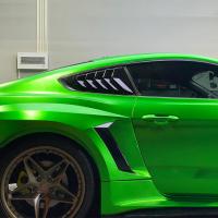 China Matte Chrome Green UV Proof Color Changing Anti Scratch Car Vinyl Wrap Decorative Car Film for sale