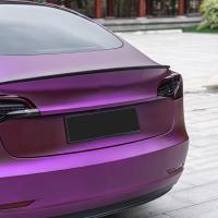 China Matte Chrome Purple Car Wrap Vinyl with Electroplated Surface and UV Proof Protection for sale