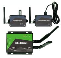 China 4G WiFi LoRa Temperature Humidity Monitor Long Range 5km Sensor Gateway for sale