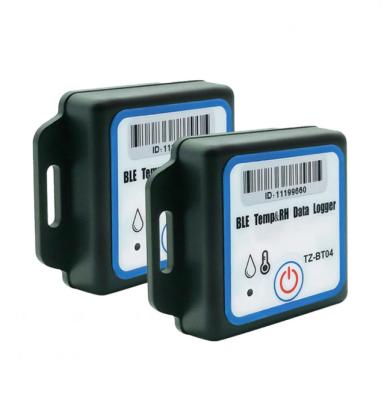 China 30g Bluetooth 4.1 Temperature Humidity Data Logger High Stability 12000 Records for sale