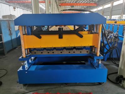 China Roof Steel Roll Forming Machine / Glazed Tile Machine 380v 50hz 3 Phase for sale