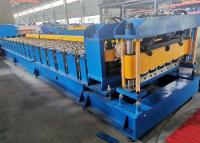 China Roof Steel Roll Forming Machine / Glazed Tile Machine 380v 50hz 3 Phase for sale