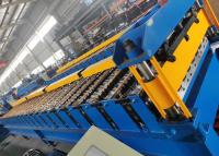 China Wall Panel Steel Roll Forming Machine Cr 12 Mov Cutting Blade Material for sale