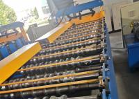 China Wall Panel Steel Roll Forming Machine Cr 12 Mov Cutting Blade Material for sale