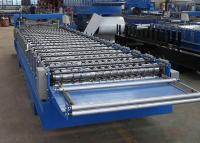 China Metal Roofing Steel Roll Forming Machine / Corrugated Sheet Making Machine for sale