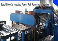 China 2 - 4mm Thickness silo Culvert Sheet Metal Roll Forming Machine With Track Cutting System for sale
