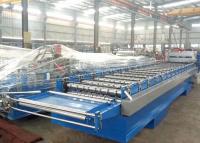 China 0.35 - 0.65mm Glazed Roof Tile Roll Forming Machine Pre Painted Steel Material for sale