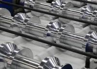 China 0.3 - 0.8mm Wall Roof Panel Roll Forming Machine 14 Rows Forming Rollers for sale
