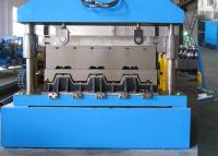 China Galvanized Floor Deck Roll Forming Machine / Metal Roof Panel Machine for sale