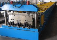 China Galvanized Floor Deck Roll Forming Machine / Metal Roof Panel Machine for sale