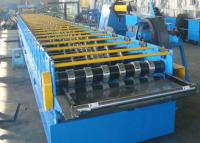 China Galvanized Floor Deck Roll Forming Machine / Metal Roof Panel Machine for sale