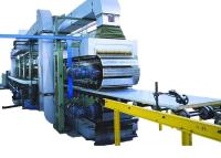 China 300KW Power PU Sandwich Panel Production Line Steel Thickness 0.3 - 0.8mm for sale