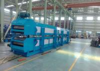China 20 - 150mm PU sandwich wall roof panel production line 3 - 8m / min for sale