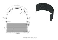 China Custom Silo Roll Forming Machine Gear Box Galvanized Steel Roller Curving for sale