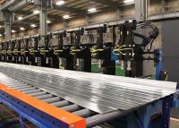 China Corn Bin Steel Silo Roll Forming Machine 230mm Spiral Pitch Seam Double Locked for sale
