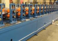 China 20 Stations Steel Silo Roll Forming Machine Wire Electrode Cutting Punching for sale