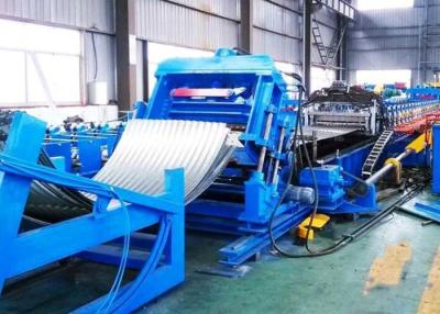 China 50Hz, 3 Phase Silo Steel Corrugated Sheet Roll Forming Machine With 18 Stations for sale