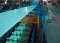 China 0 - 8m / min Continuous PLC control PU Sandwich Panel Production Line for sale