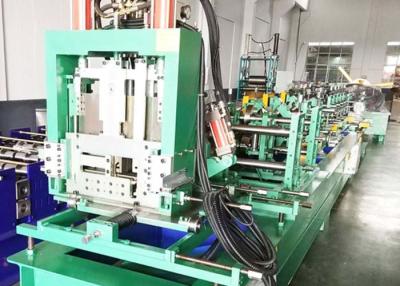 China Quick Interchangeable CZ Purlin Roll Forming Machine 10-15m/min for Galvanized Steel Sheet 1-3mm for sale