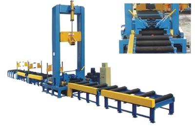 China Dump Truck Panel H Beam Welding Line / Corrugated Beam Welding Machine for sale