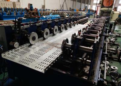 China High Precision Steel Roll Forming Machine / C Style Cable Tray Production Line for sale
