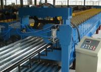 China Floor Deck Panel Steel Roll Forming Machine 16 Rolling Steps 8 - 12m / Min for sale