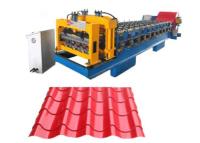 China Steel Roof Glazed Tile Making Machine 0.4 - 0.8 Mm Thickness 380v 50hz for sale