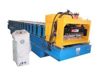 China Steel Roof Glazed Tile Making Machine 0.4 - 0.8 Mm Thickness 380v 50hz for sale