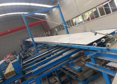 China Automatic System 0.3-0.8 Mm Galvanized Steel PU Sandwich Panel Production Line for sale