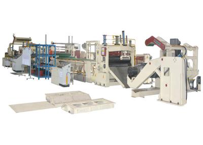 China Industry Cut To Length Line Machine / PLC Control Steel Coil Slitting Machine for sale