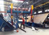 China Hydraulic Centering H Beam Automatic Welding Machine 1800mm Max Web Height for sale