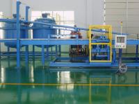 China Composite PU Foam Roof Panel Roll Forming Machine High Strength For Decoration for sale