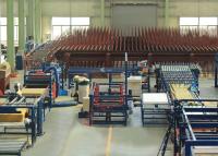 China Wall Roof Tile Sawing PU Sandwich Panel Line 3 - 8m / Min High Efficiency for sale