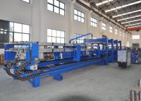China Continuous Pu Sandwich Panel Production Line hydraulic sawing 36m Double Belt for sale