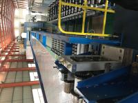 China Rock Wool PU Sandwich Panel Machine Double Conveyor Belt Sewing Making for sale