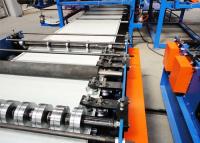 China RW Sandwich Rock Wool Production Line Hydraulic Sawing 18m Double Belt for sale