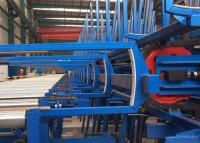 China Automatic Sawing PU Sandwich Panel Continuous Production Line 3-8m/min 16000mm for sale