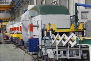 China Cold Rolled Discontinuous Pu Sandwich Panel Production Line For Steel Roof Truss for sale