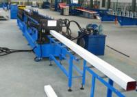 China 0.5 - 0.8mm Color Steel Square Tube Making Machine Rainwater Pipes Support for sale