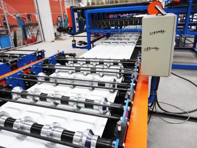 China Wood Rock Wool Production Line / Tile Metal Roof Roll Forming Machine for sale