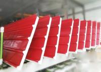 China Rock Wool Wall Roof Panel PU Sandwich Panel Line 3 - 8m / Min for sale