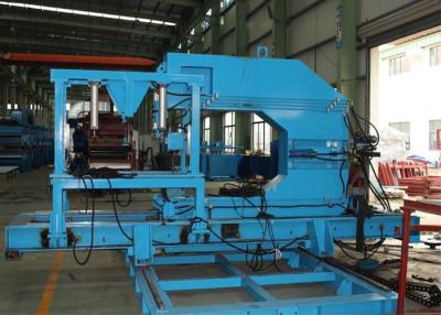 China 33m Double Belt Rock Wool Production Line / SS Plate Pu Sandwich Panel Machine for sale