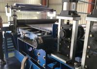 China 33m Double Belt Rock Wool Production Line / SS Plate Pu Sandwich Panel Machine for sale